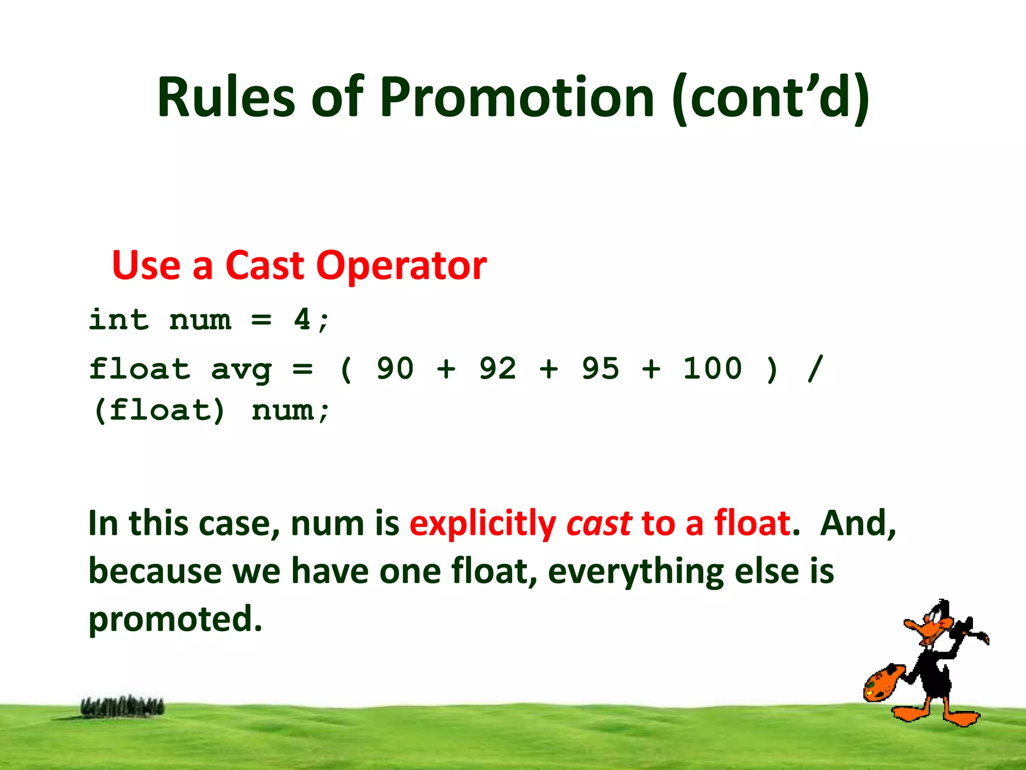 Type conversion | PPSX