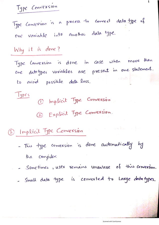 Type conversion in Compiler Construction | PDF