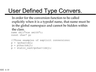 Type conversions | PPT