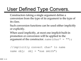 Type conversions | PPT