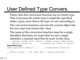 Type conversions | PPT