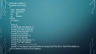 Typedef | PPTX | Programming Languages | Computing