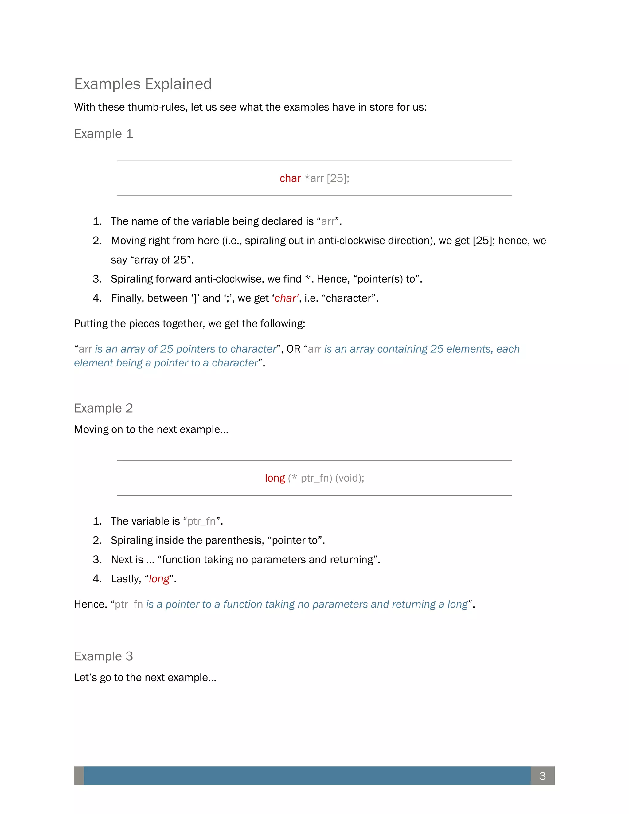 Complex C-declarations & typedef | PDF