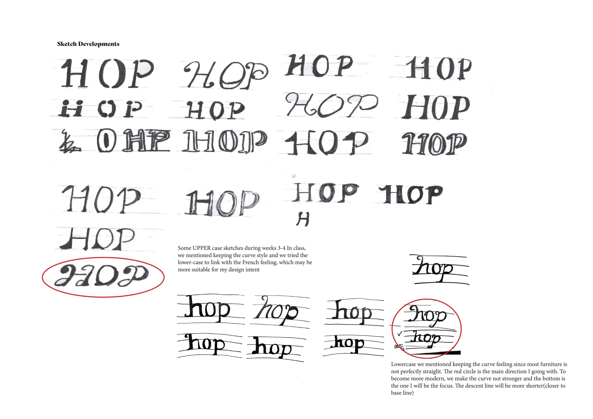 Unversity Student Typeface design - Bergere | PPT