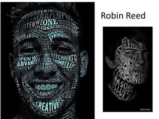 Type face artists to print for transriptions | PPT