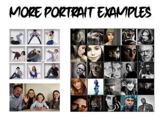 Type face moodboard portrait shoot and artist board 2021 | PPTX