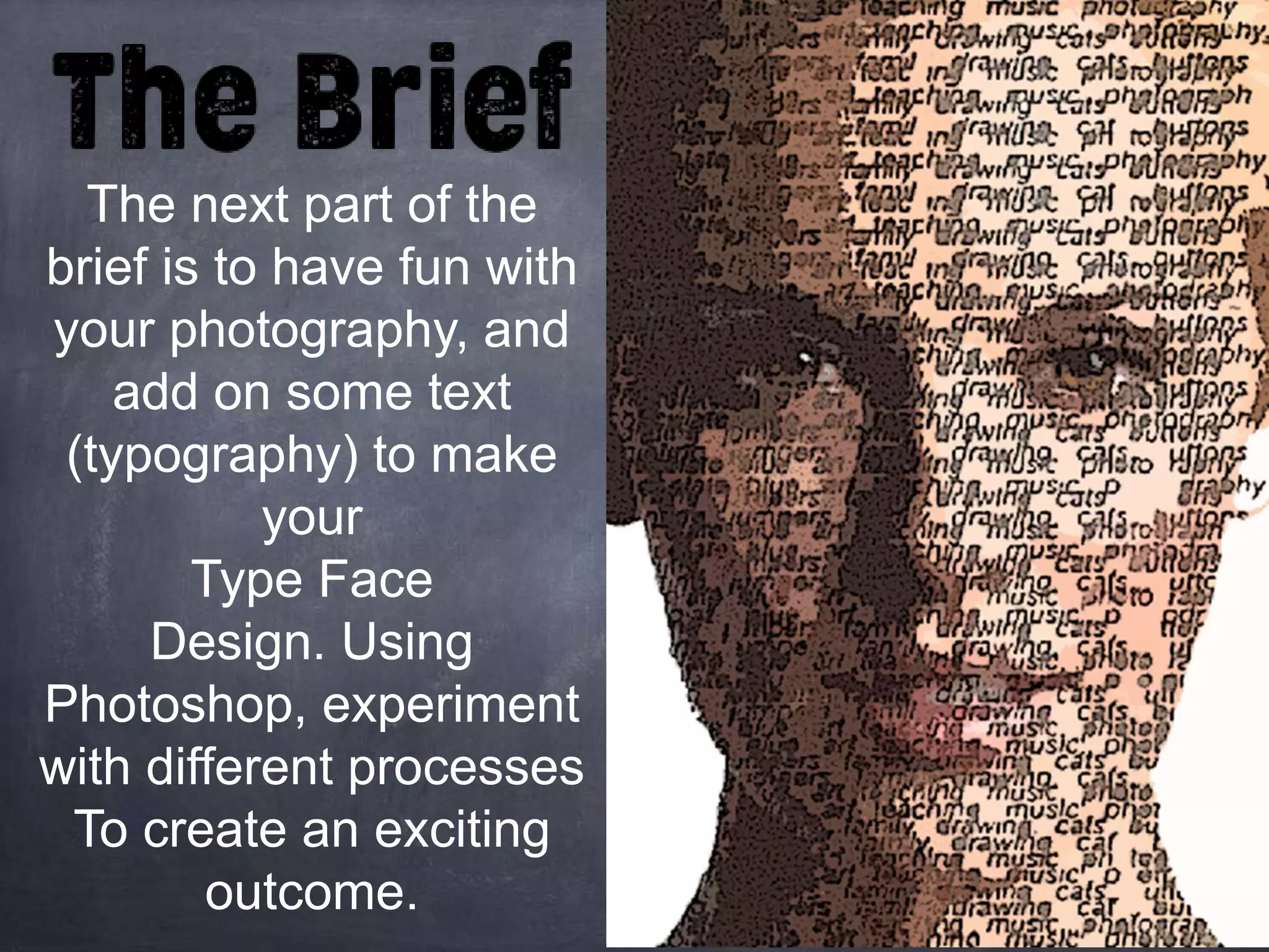 Type face photoshop lessons | PPT | Photo Editing Software | Computer ...