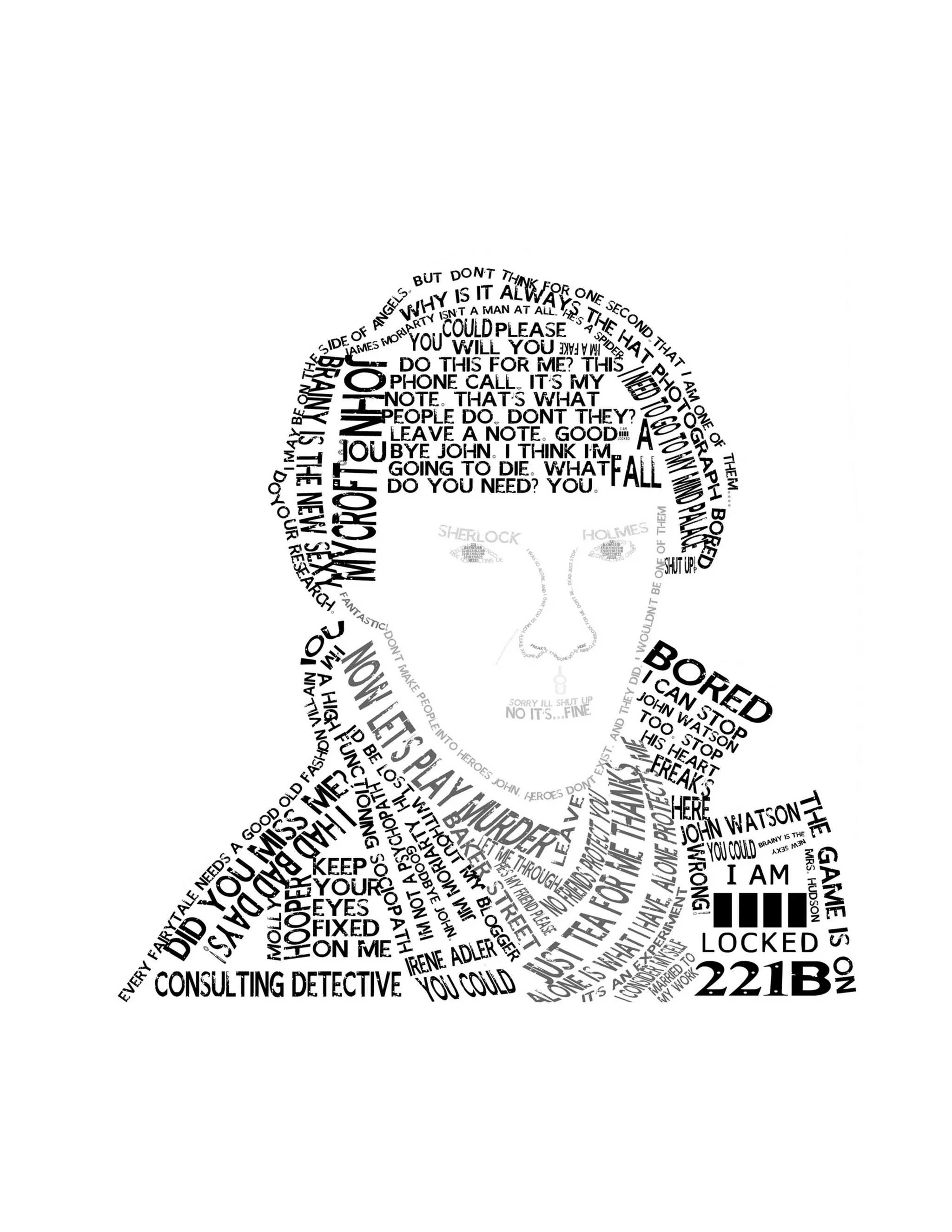 Typeface Portrait Sherlock | PDF