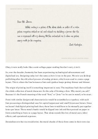 Typeface Vs Font : Comprehensive Guide to What You Should Know About ...