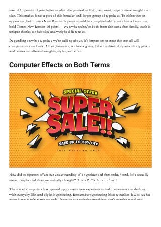 Typeface Vs Font : Comprehensive Guide to What You Should Know About ...