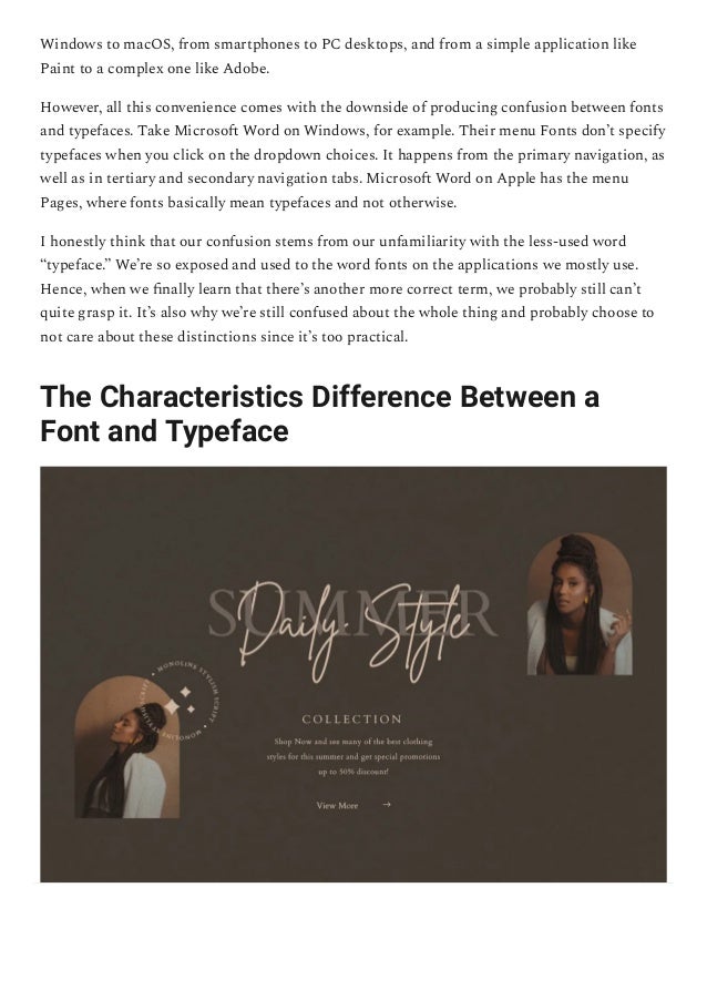 Typeface Vs Font : Comprehensive Guide to What You Should Know About ...