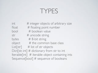 Python Type Hints | PDF