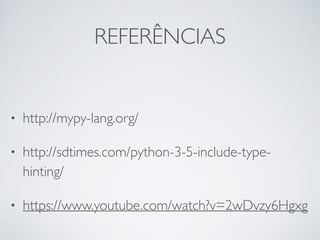 Python Type Hints | PDF