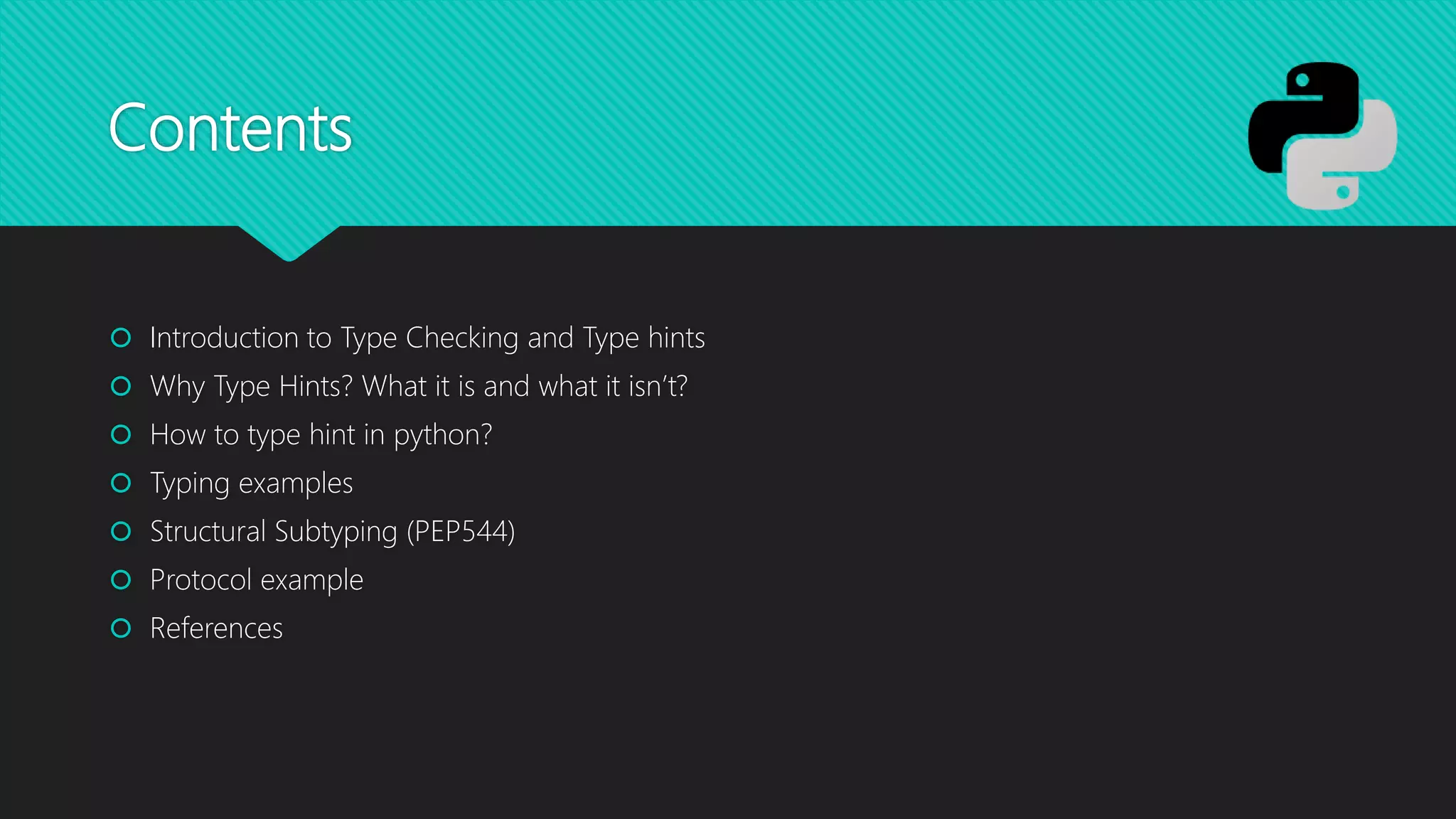 Type hints in python & mypy | PPT Type hints in python & mypy | PPT