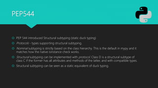 Type hints in python & mypy | PPT