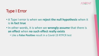 Type I and Type II Errors in Research Methodology | PDF