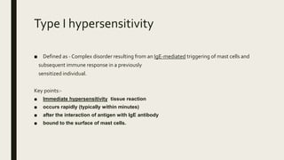 Type i hypersensitivity | PPT