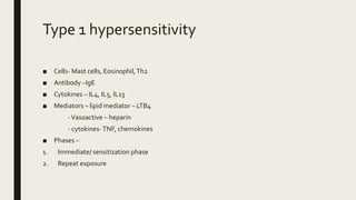 Type i hypersensitivity | PPT