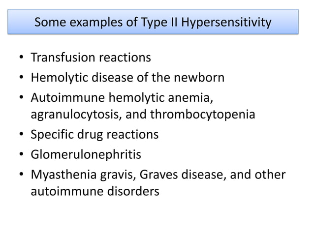 Type II Hypersensitivity-Antibody mediated cytotoxic Hypersensitivity | PDF