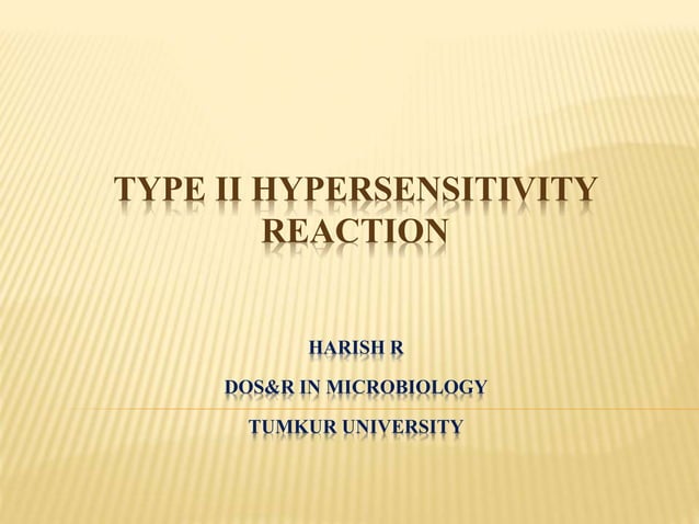 Type II hypersensitivity reaction.pptx | Blood Disorders | Diseases and ...