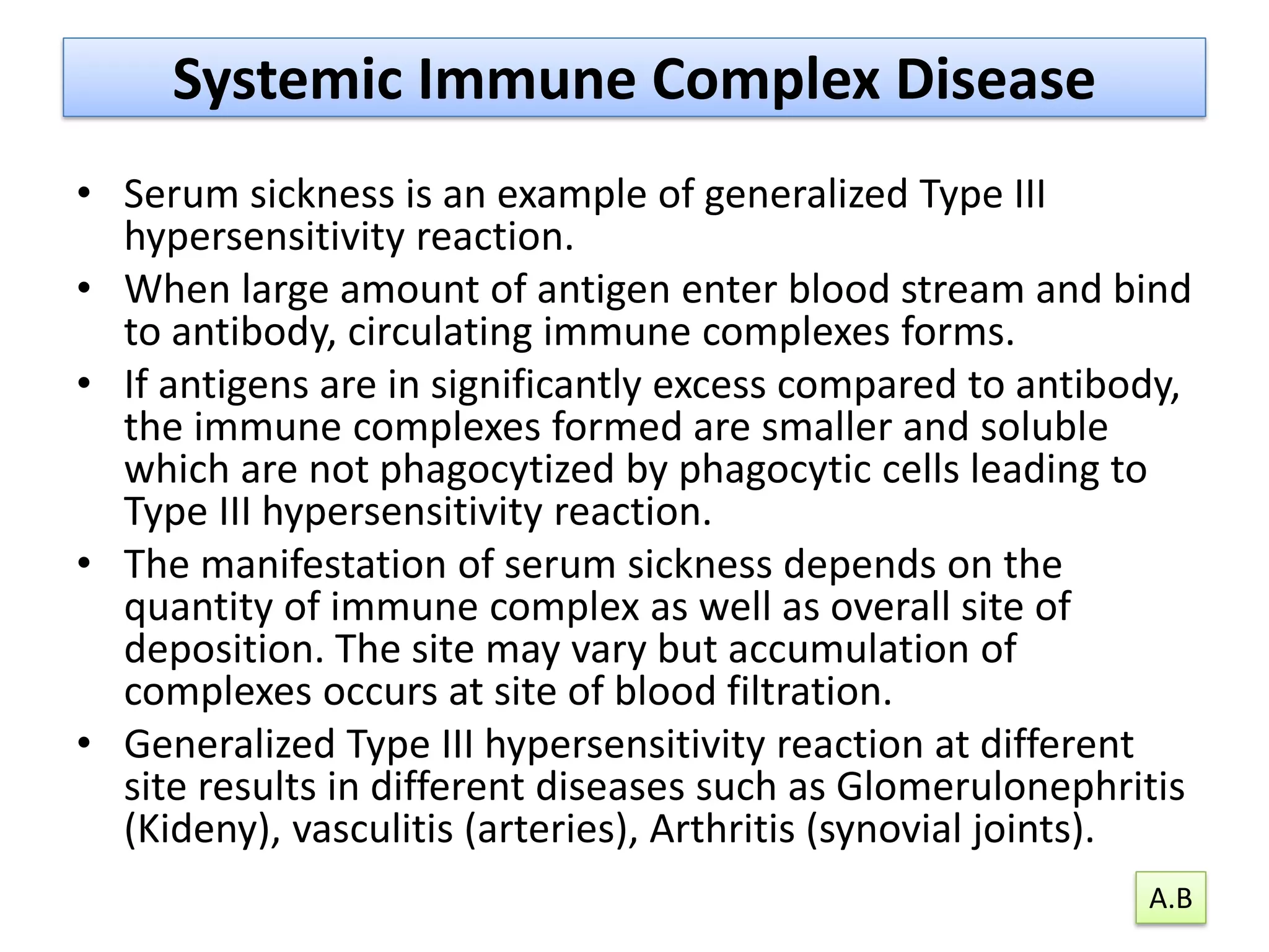 Type III Hypersensitivity | PDF