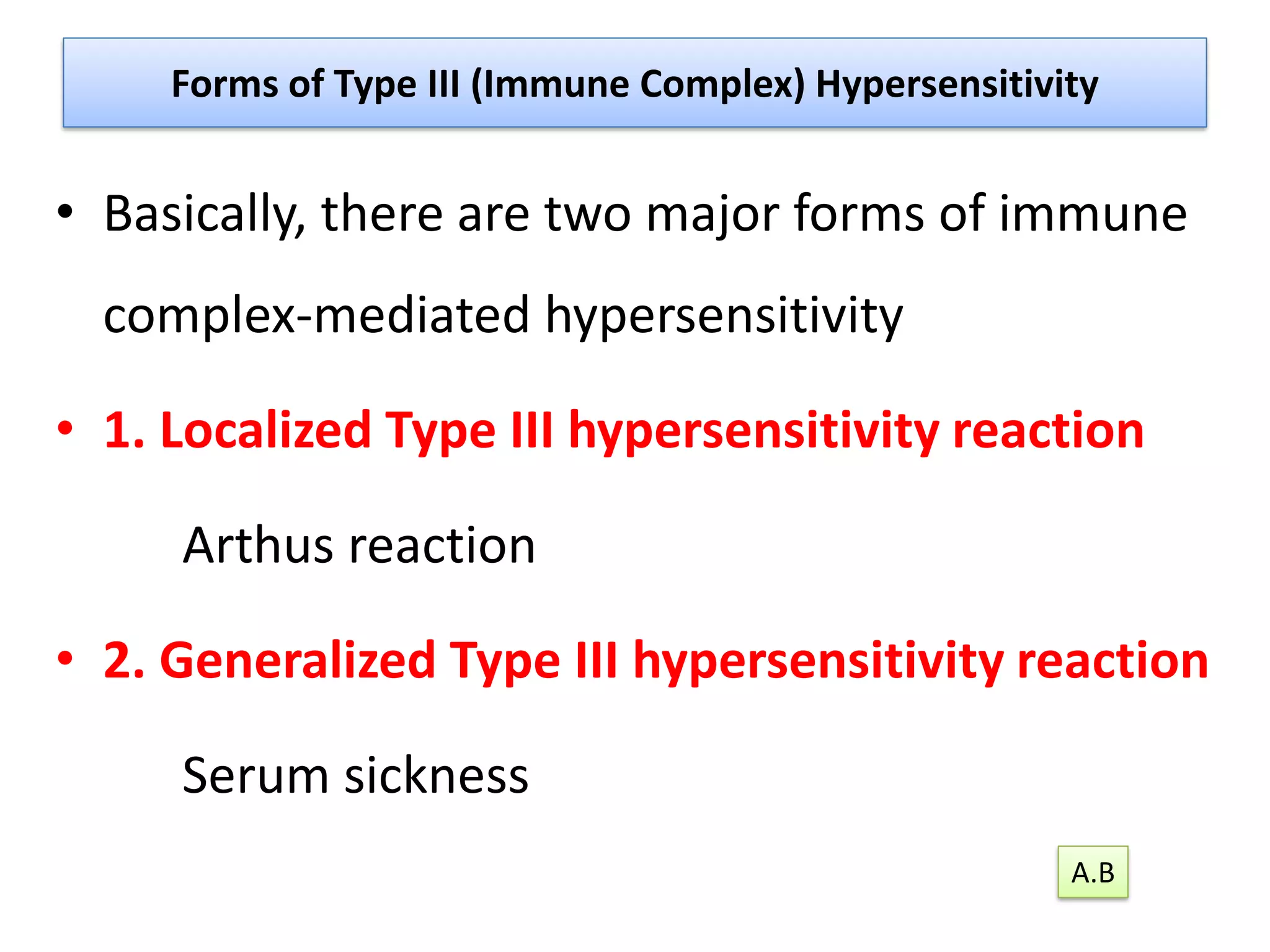 Type III Hypersensitivity | PDF