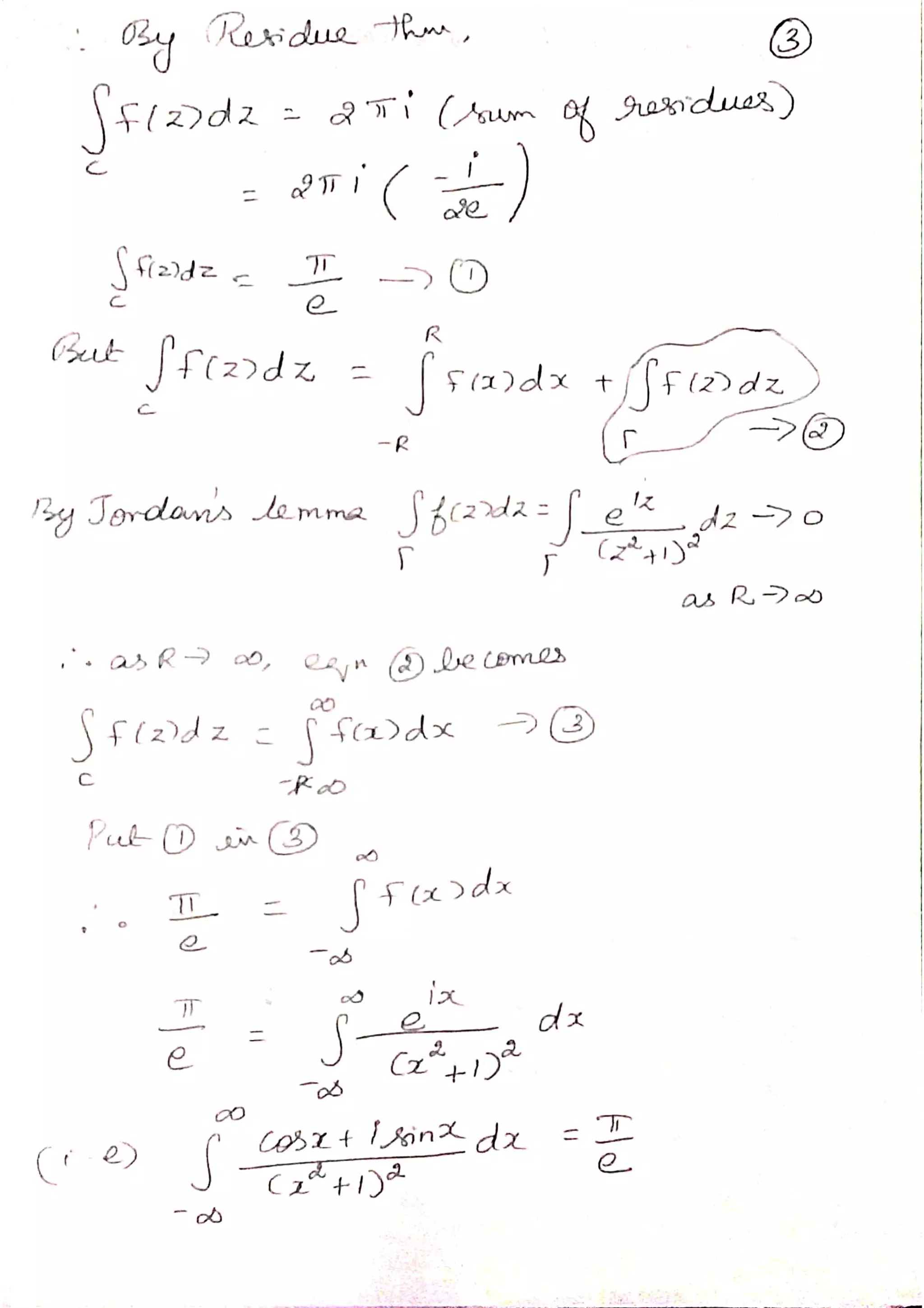 Type iii contour integral | PDF