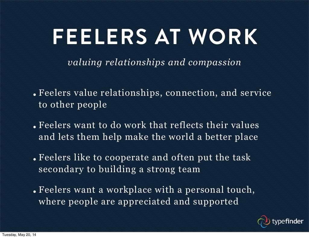 Personality Type In The Workplace