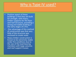 Type iv building construction | PPTX