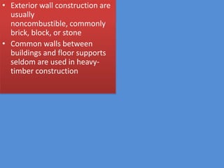 Type iv building construction | PPTX