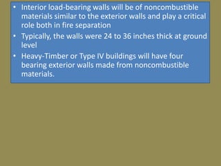 Type iv building construction | PPTX