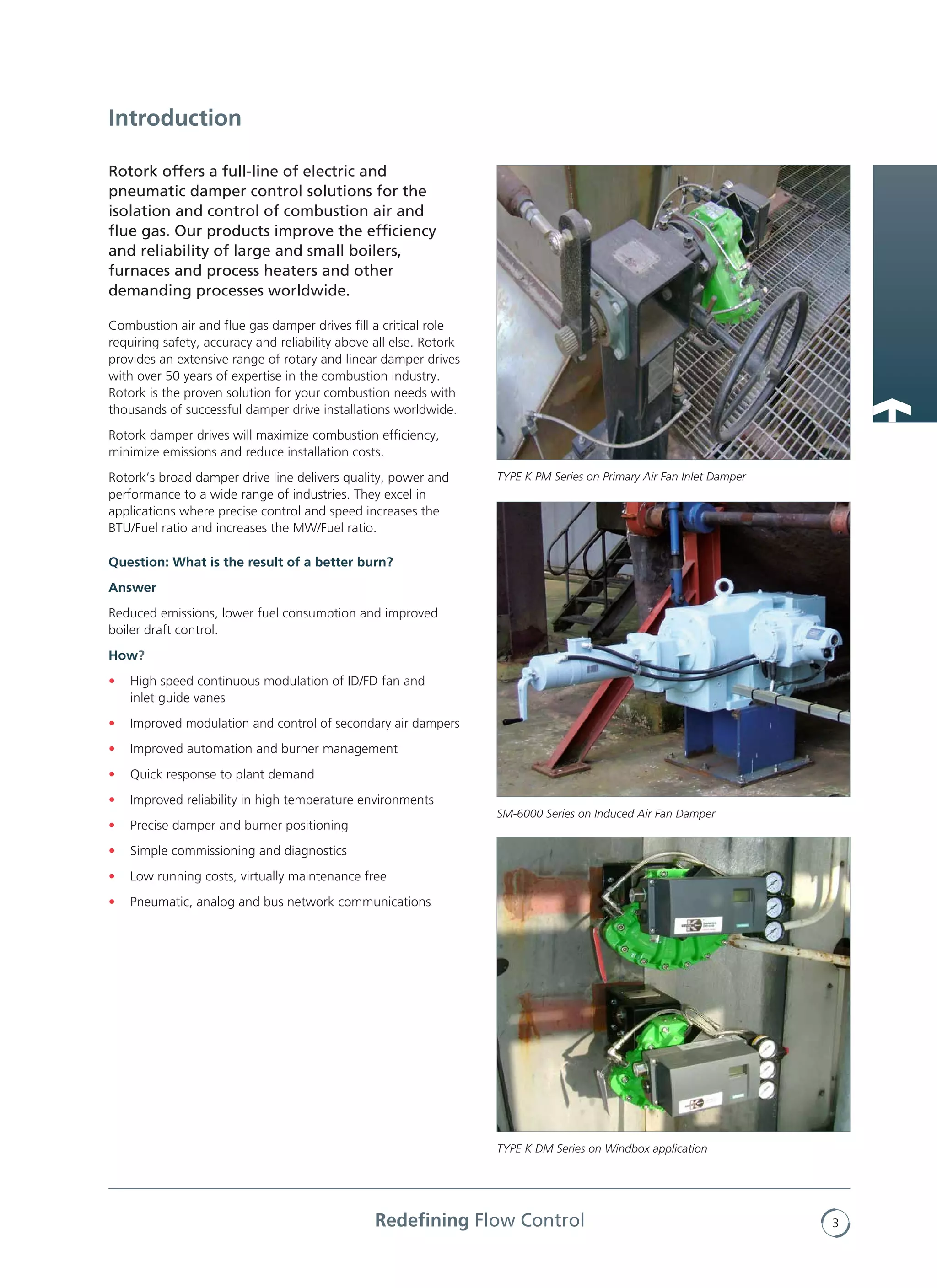 Type K Linear and Rotary Damper Actuators - Rotork | PDF