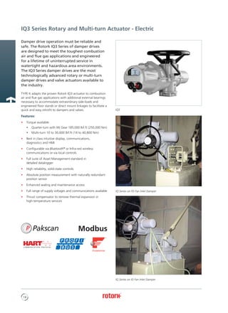 Type K Linear and Rotary Damper Actuators - Rotork | PDF