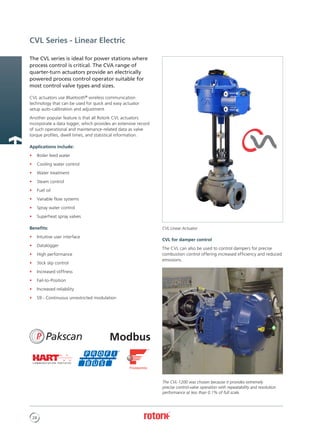 Type K Linear and Rotary Damper Actuators - Rotork | PDF