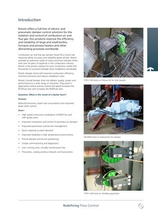 Type K Linear and Rotary Damper Actuators - Rotork | PDF