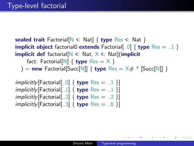 Type-level programming | PPT