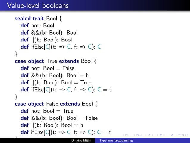 Type Level Programming Ppt