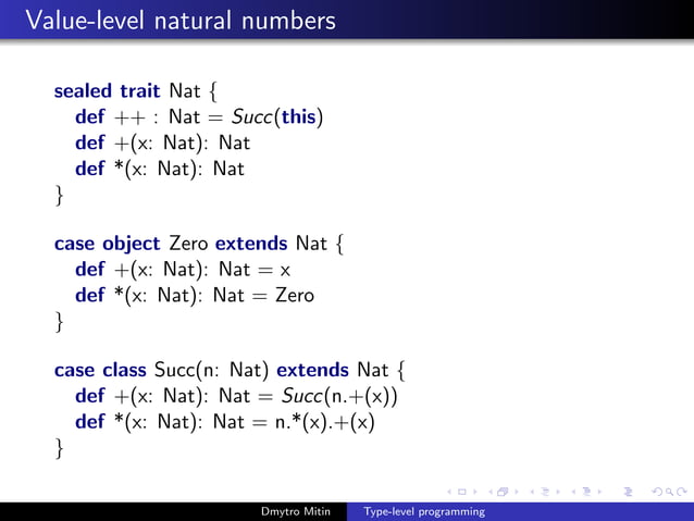 Type Level Programming Ppt