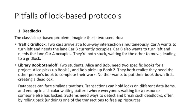 Type Lock Based In Concurrency Controlpptx