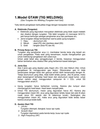 Type mesin las & system pengelasan | PDF