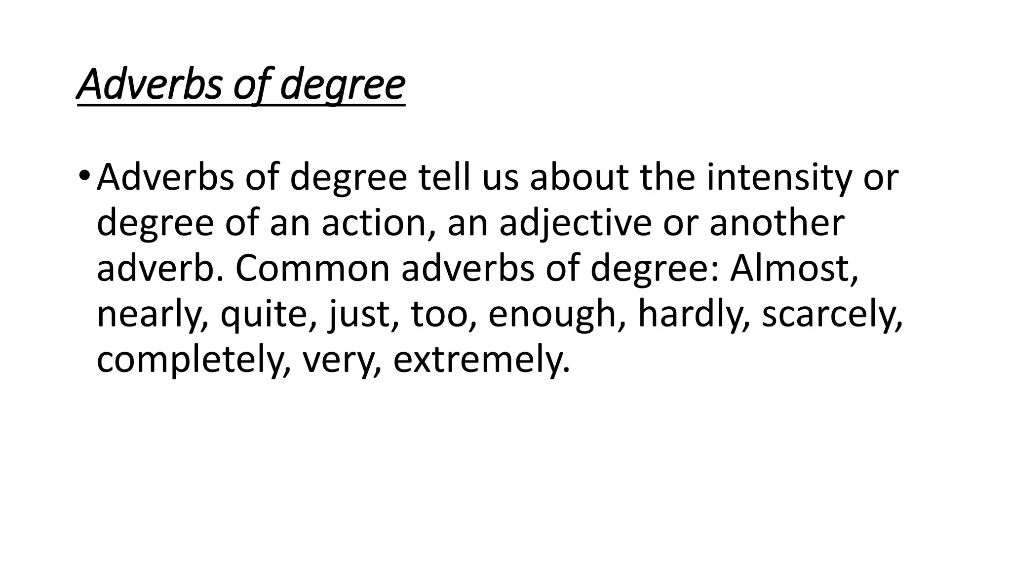 Type of adverbs | PPTX