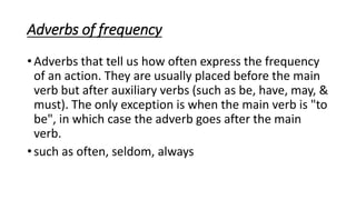 Type of adverbs | PPTX