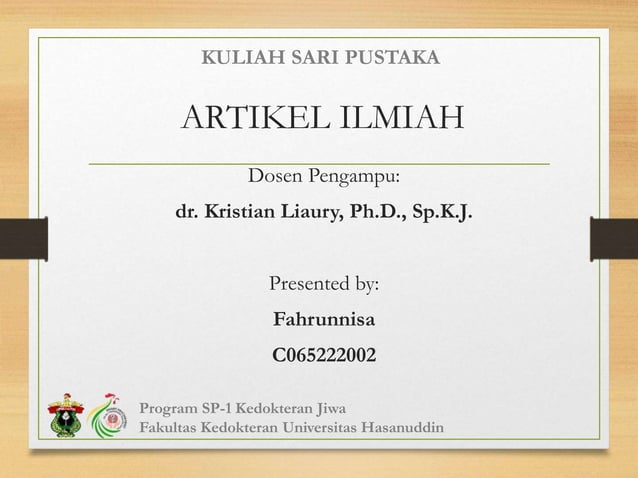 Type of Article_Jenis-jenis Artikel ilmiah.pptx