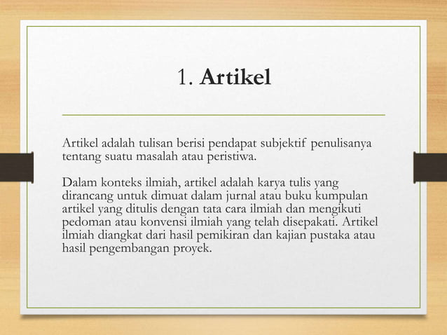Type of Article_Jenis-jenis Artikel ilmiah.pptx