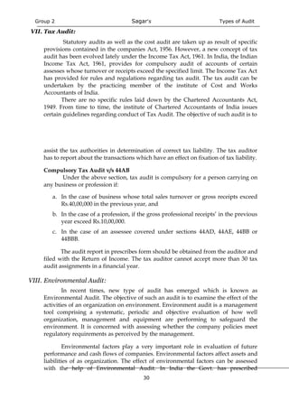 Type of auditing | DOC
