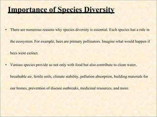 Type of biodiversity | PPTX