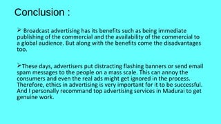 Type of broadcast advertising | PPT