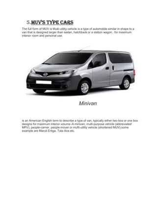 Type of car | PDF