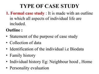 Type of case study | PPT