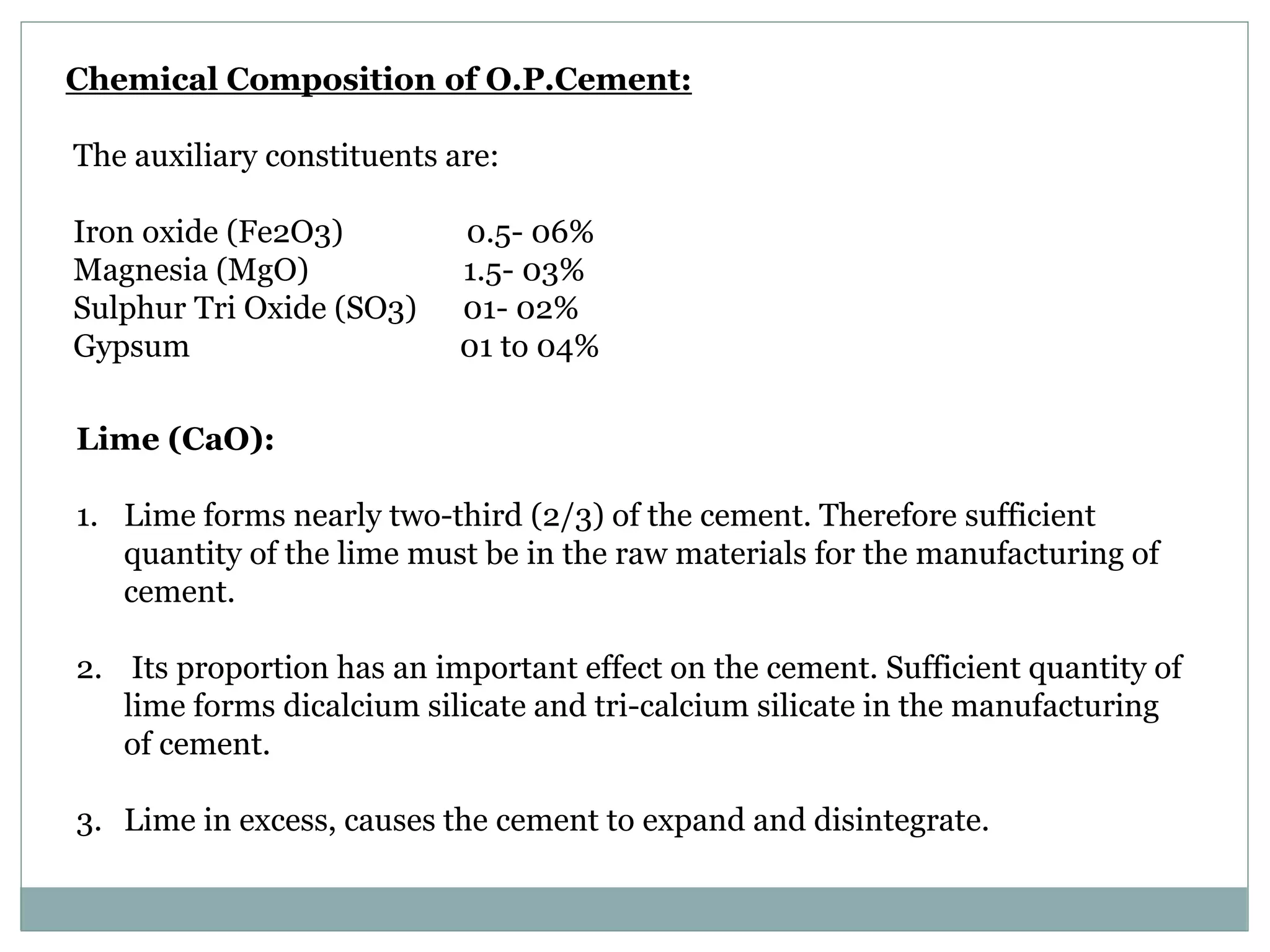 Type of cement | PPT